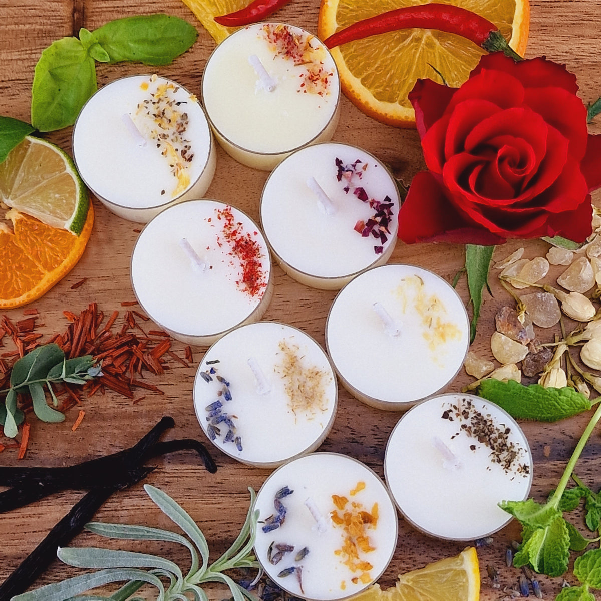 Essential Oil Tea Light Candles Discovery Pack